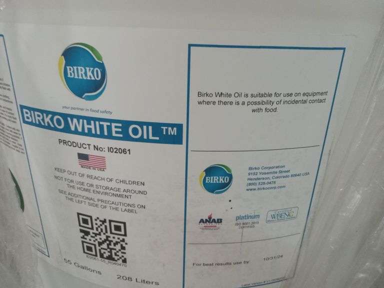 Pallet with: DrumPumps, Used 55Gal Birko White Oil- 1/3rd Full, Litmus Strips - Sierra Auction ...