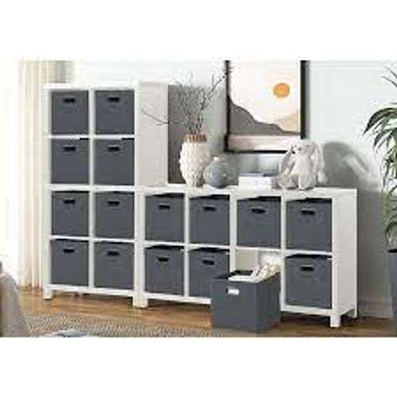 Members Mark 8 Cube Room Organization Storage Bins - Sierra Auction ...