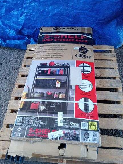 Members Mark 5 Shelf Deep Storage Rack - Sierra Auction Management Inc