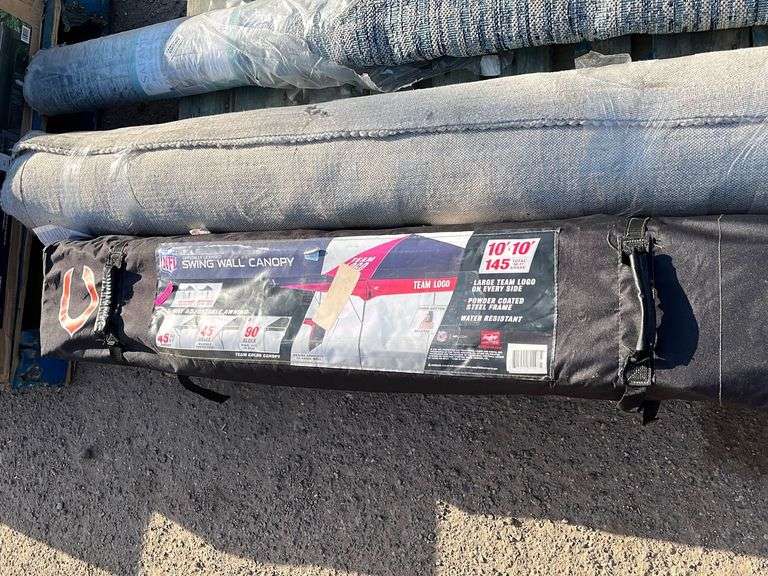 (1 Qty) Chicago Bears Canopy (10’x10’) (2 Qty) Area Rugs - Sierra ...