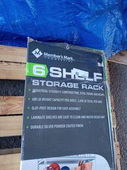 Members Mark 6 Storage Rack - Sierra Auction Management Inc