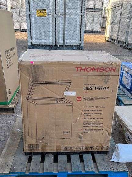(1 Qty) Thompson 7.0 Cu Ft Chest Freezer - Sierra Auction Management Inc