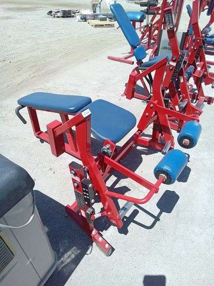 Hammer Strength Hamstring Curl Machine - Sierra Auction Management Inc