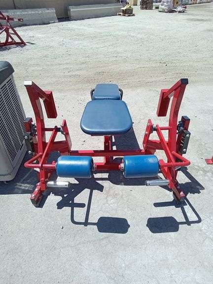 Hammer Strength Hamstring Curl Machine - Sierra Auction Management Inc