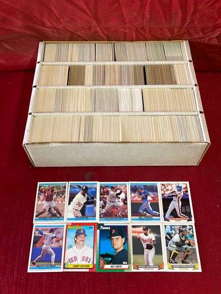 Box With Assorted Baseball Cards - Sierra Auction Management Inc