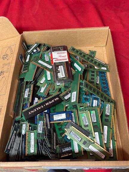 Box of RAM Sticks - Sierra Auction Management Inc