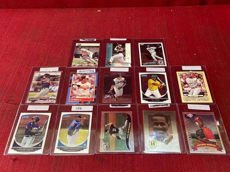 (13PCS) Baseball Collectible Cards - Sierra Auction Management Inc