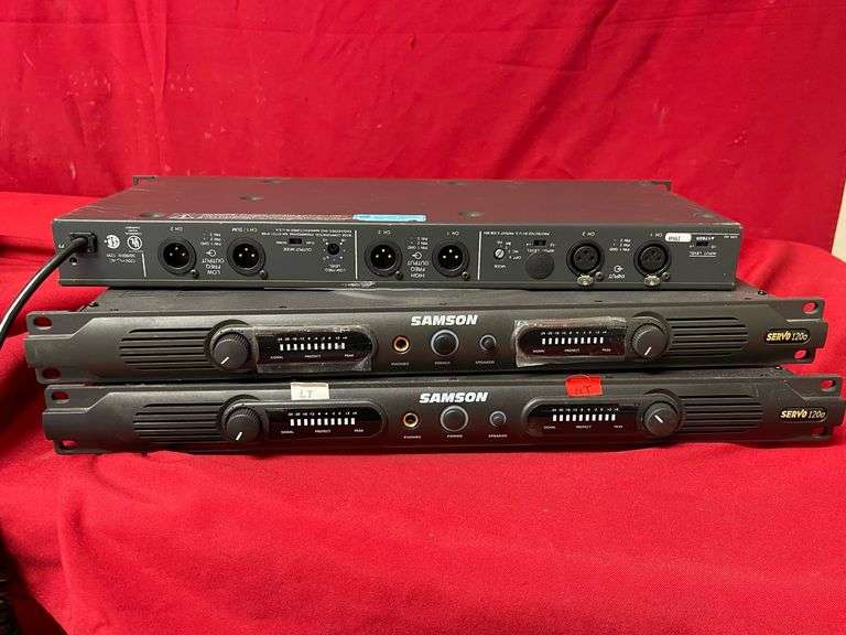 (2 Qty) Samson Servo 120a (1 Qty) Bose 502c System Controller - Sierra ...