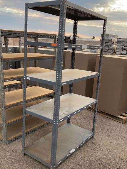 4 Tier Metal Shelving Rack - Sierra Auction Management Inc