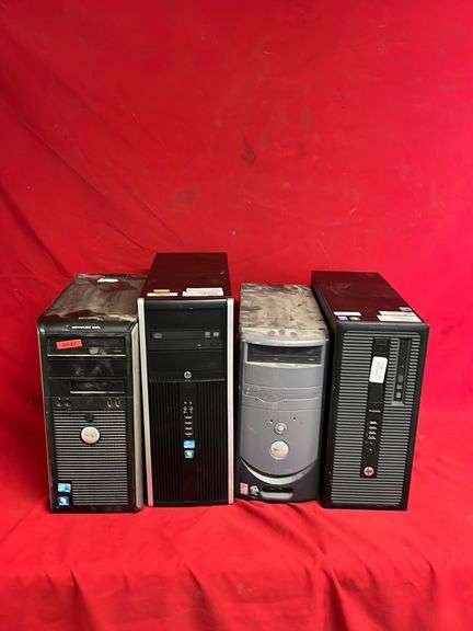 (1 Qty) Dell 320 Optiplex Tower, (1 Qty) HP Compaq Elite 8300 ...