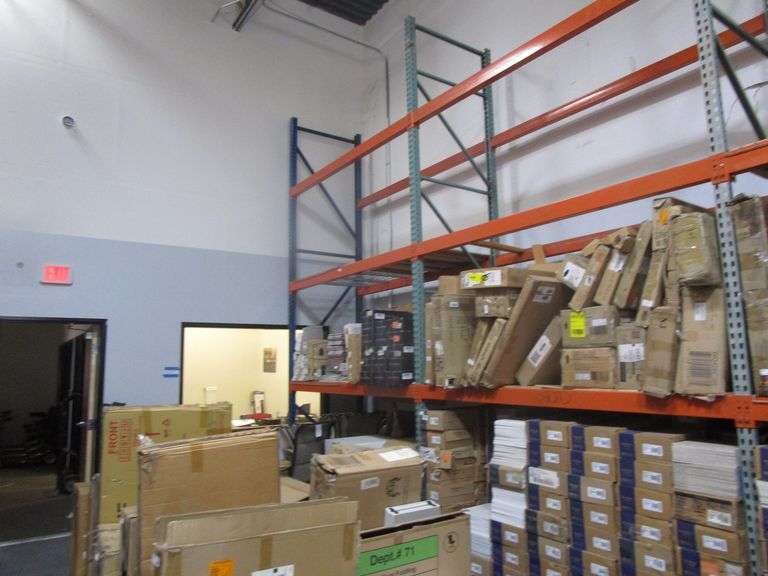 (6) Sections Pallet Racking including (7) 20' x 40" Uprights and (34) 9 ...