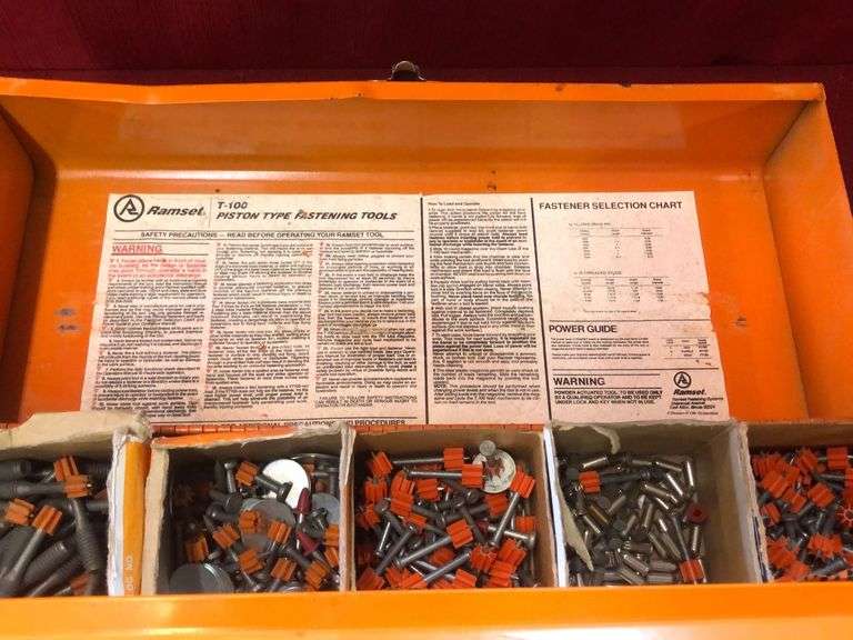 Ramset Model T-100 Powder Actuated Tool - Sierra Auction Management Inc