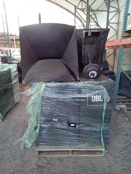 (4) JBL Loudspeakers Model 4648A-8 and 4645 and (2) JBL Horns - Sierra ...