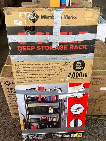 Members Mark 5 Shelf Deep Storage Rack - Sierra Auction Management Inc