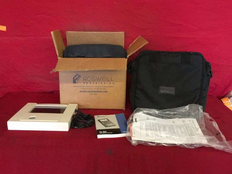 Box of Texas Instruments w/ Texas Instrument Book and Bags - Sierra ...
