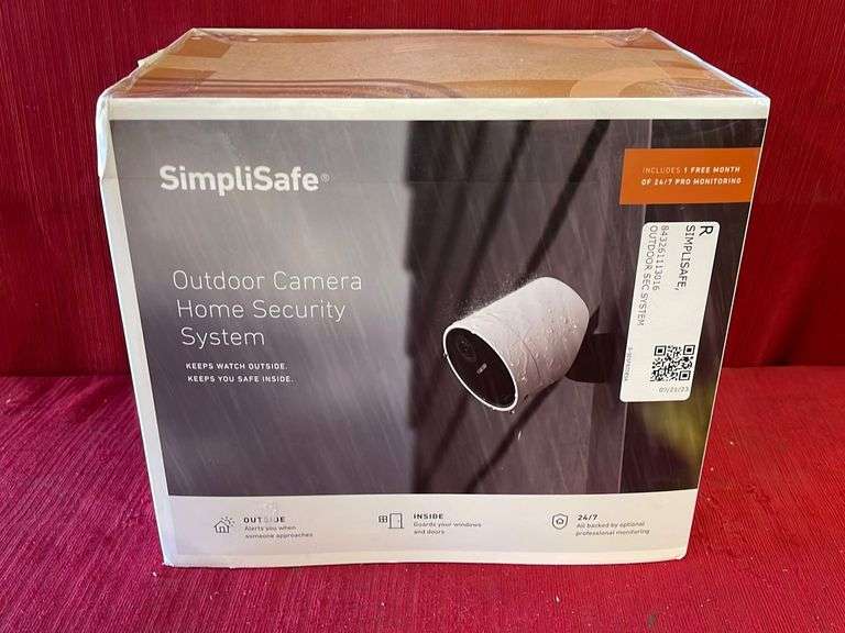 SimpliSafe Outdoor Camera Home Security System - Sierra Auction ...