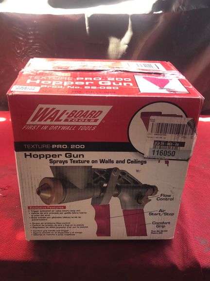 WAL-BOARD Tools Texture-Pro Hopper gun - Sierra Auction Management Inc
