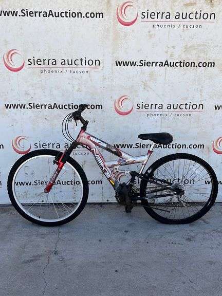 Next Dual Suspension 2X Mountain Bike, Red and Silver - Sierra Auction ...