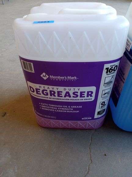 (1 Qty) 5 Gallon Dawn Professional, (1 Qty) 5 Gallon Member's Mark Heavy Duty Degreaser, Purple ...