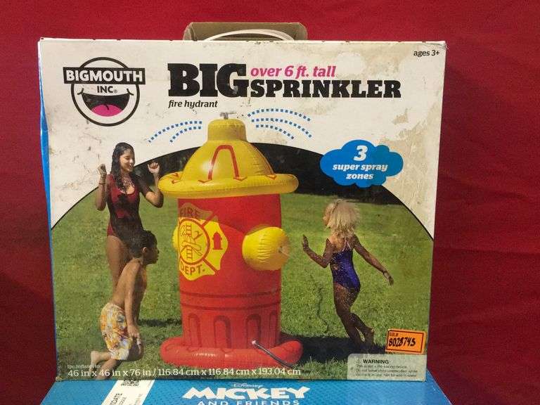 (3PC) Mickey and Friends Double Flip Waffle Maker, BIG Sprinkler Fire ...