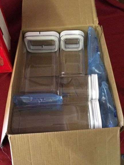 (3PC) Glass Storage 30pc, Member’s Mark 10pc Mixing Bowl- Blue&White 1 ...