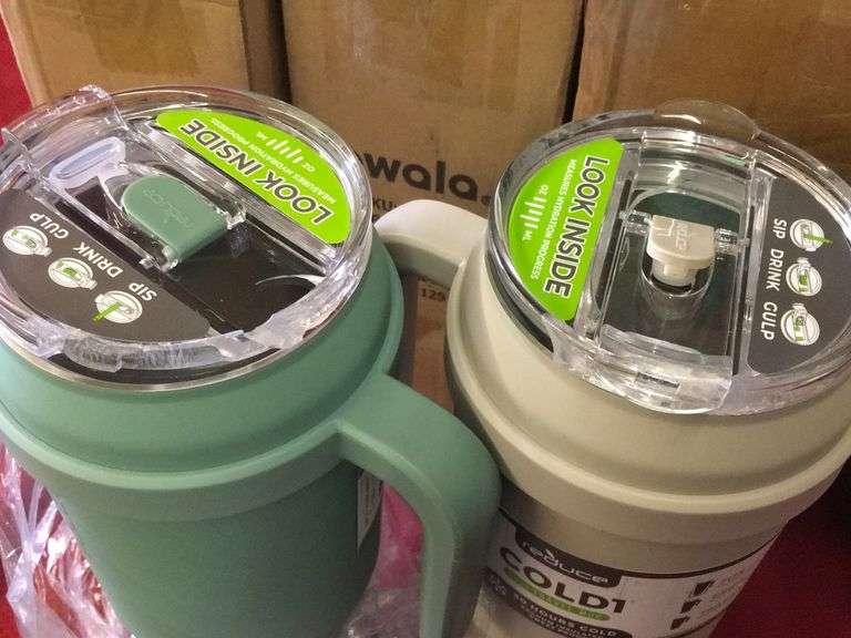 (4PC) Owala Water Bottle, Reduce Water Cup (Broken Top) - Sierra ...