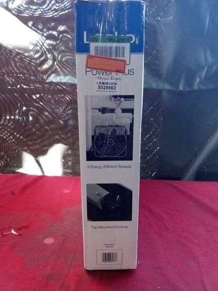 Lasko Power Plus Box Fan - Sierra Auction Management Inc