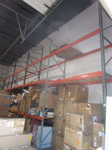 (6) Sections Pallet Racking including (7) 20' x 40" Uprights and (34) 9 ...