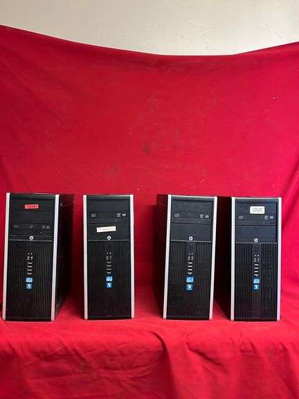 (4 Qty) HP Compaq 8200 Elite Convertible Mini Tower - Sierra Auction ...