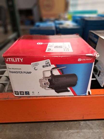 Utilitech Cast Aluminum Transfer Pump - Sierra Auction Management Inc