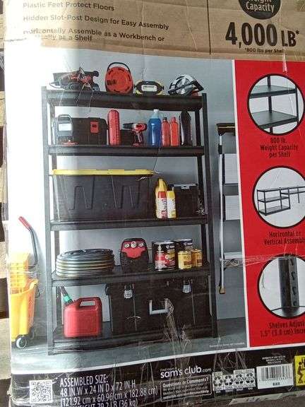 Members Mark 5 Shelf Deep Storage Rack - Sierra Auction Management Inc