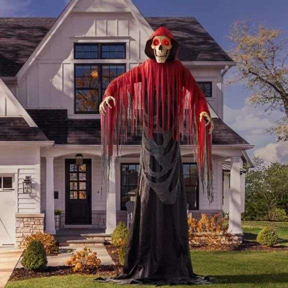 Members Mark 12 Foot Animated Towering Reaper - Sierra Auction ...