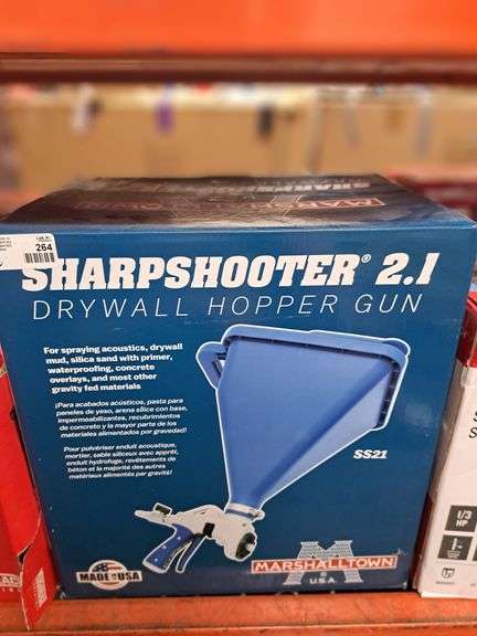 Sharpshooter 2.1 SS21 Drywall Hopper Gun - Sierra Auction Management Inc