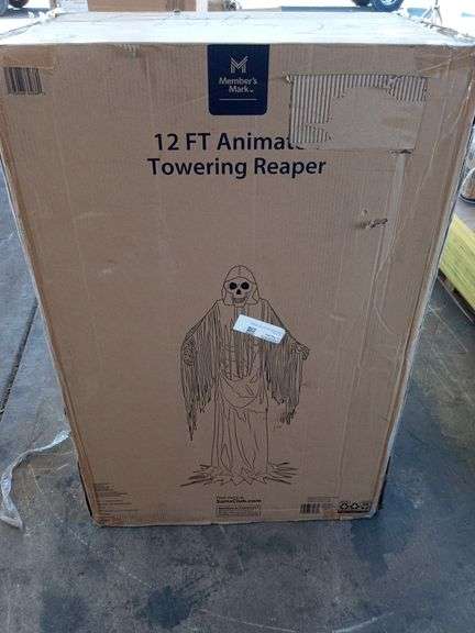 Members Mark 12 Foot Animated Towering Reaper - Sierra Auction ...