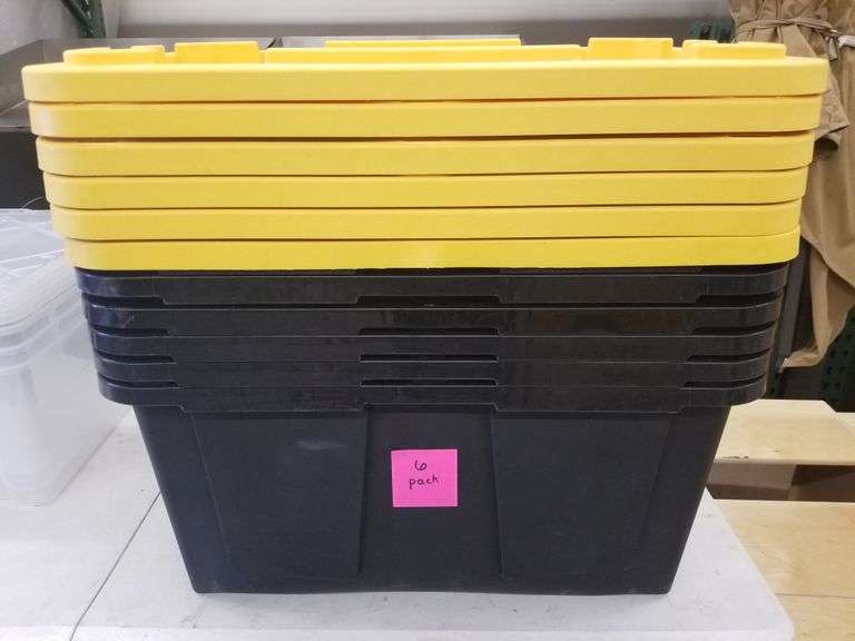 6pk Greenmade NSF 27 Gallon Commercial Grade Storage Bins - Sierra ...