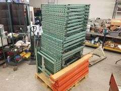 Assorted Pallet Rack. 26 - Pallet Rack Uprights 30"H x 34"D, 7- Cross ...