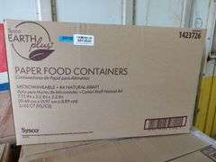 Pallet of EarthPlus Paper Food Containers Sysco Item 1423726 - Sierra ...