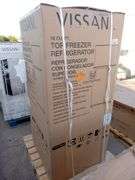 Vissani 18 Cu.Ft. Top Freezer Refrigerator, Stainless Steel Look, Model ...