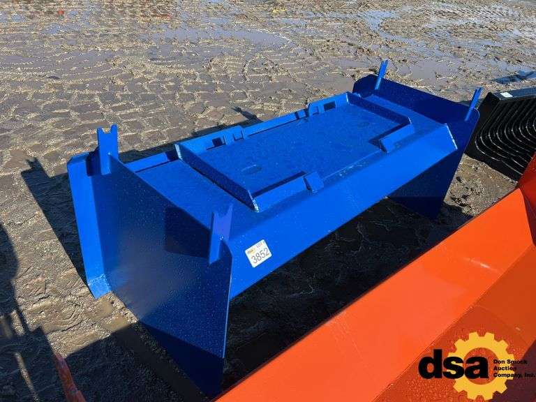 Unused 68” KC Skid Loader Snow Box - Don Smock Auction Company