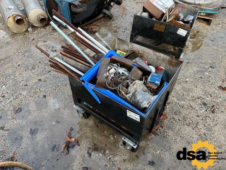 Assorted Steel Rods, Bolts, Parts - Don Smock Auction Company