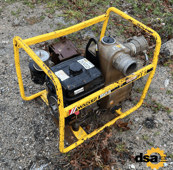 Wacker PT3 3” Water Pump - Don Smock Auction Company