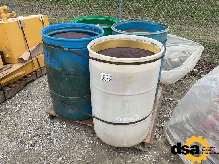 (4) Abrasive Barrels - Don Smock Auction Company