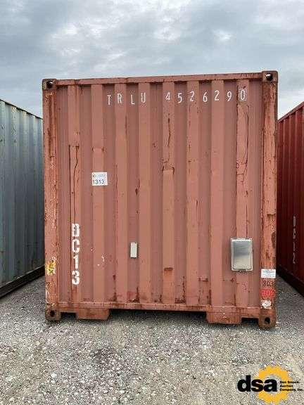 40’ Steel Shipping Container, - Don Smock Auction Company