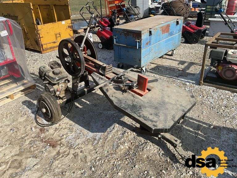 Towable Single Axle Gas Powered Log Splitter, - Don Smock Auction Company