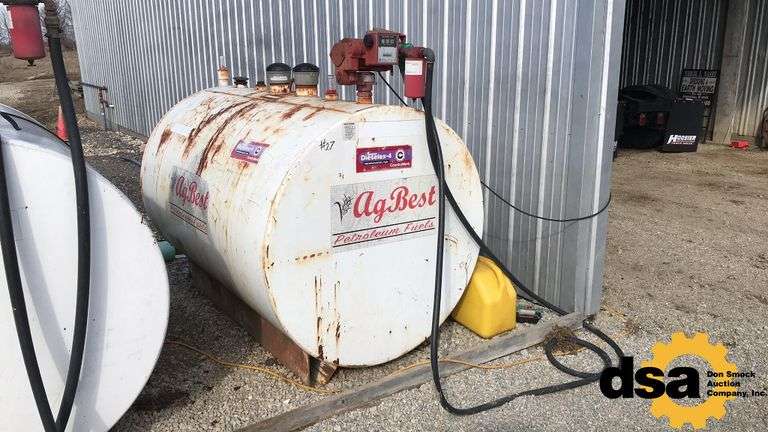 Above ground Fuel Storage Tank, - Don Smock Auction Company
