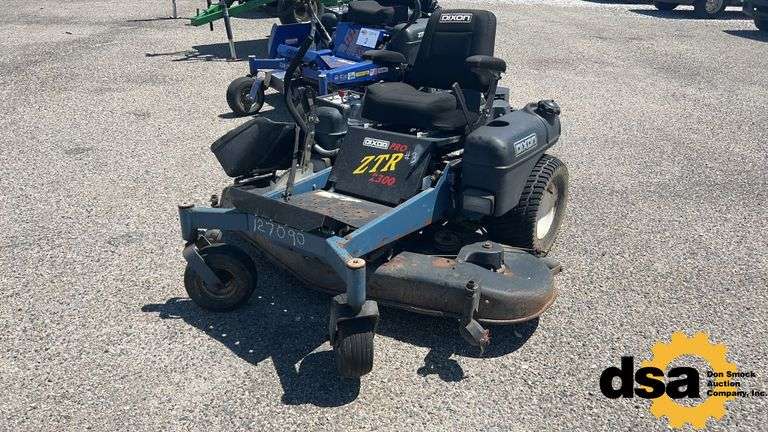 2004 Dixon Pro ZTR 2300 Zero Turn Mower, - Don Smock Auction Company