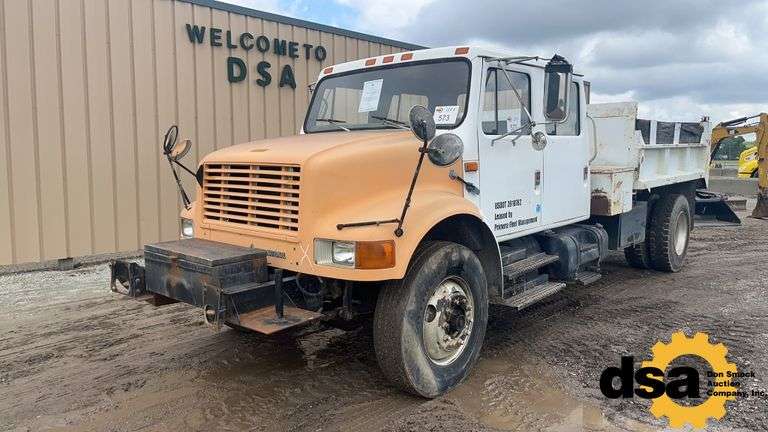 1991 International 4700 Contractor Dump Truck, - Don Smock Auction Company