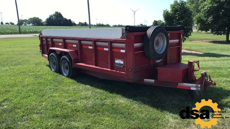 2018 Corn Pro 16' Dump Trailer, - Don Smock Auction Company