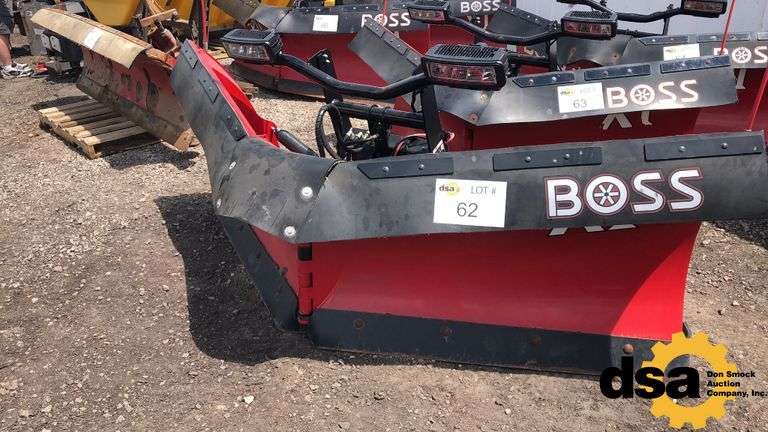 2019 Boss 9' 2" Power V XT Snow Plow, - Don Smock Auction Company