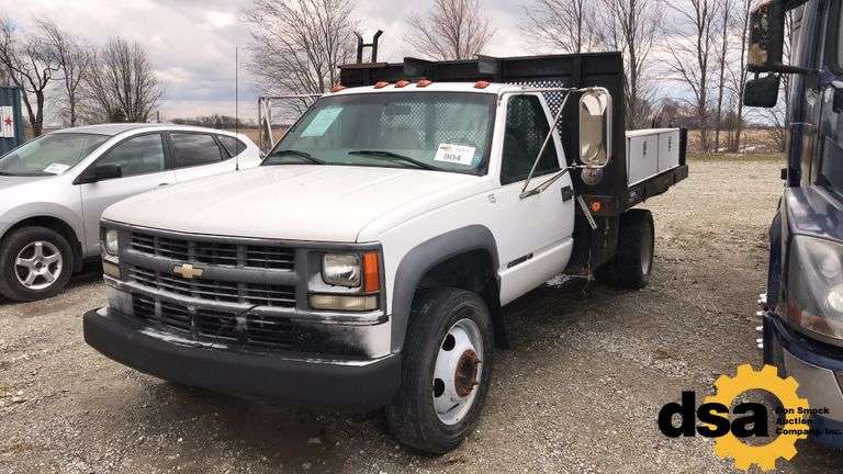 2000 Chevrolet 3500 HD Flatbed Truck, - Don Smock Auction Company